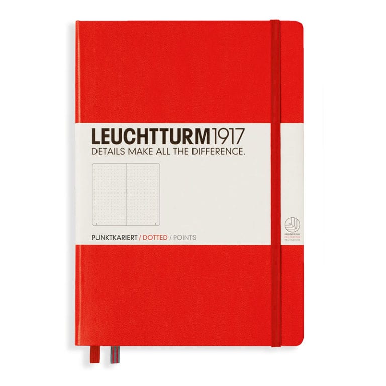 Leuchtturm1917 – Notebook Dotted A5 – Red – Tudos