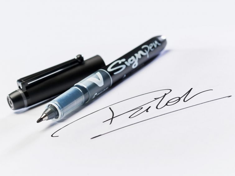 Pilot-Vsign-Pen-Black-Medium-Marker – Tudos