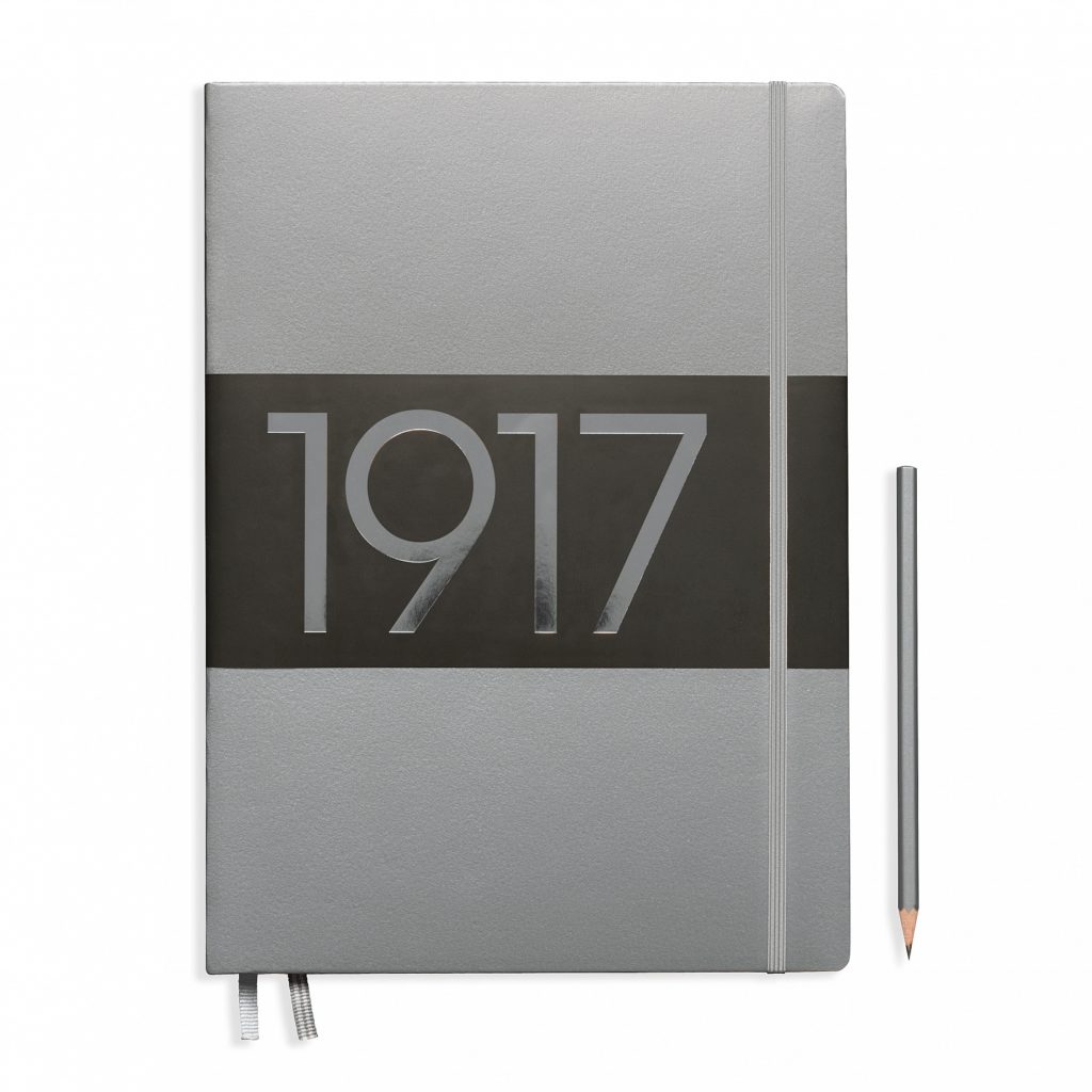 notebook-slim-master-a4-lined-hardcover-123-numbered-pages-silver – Tudos