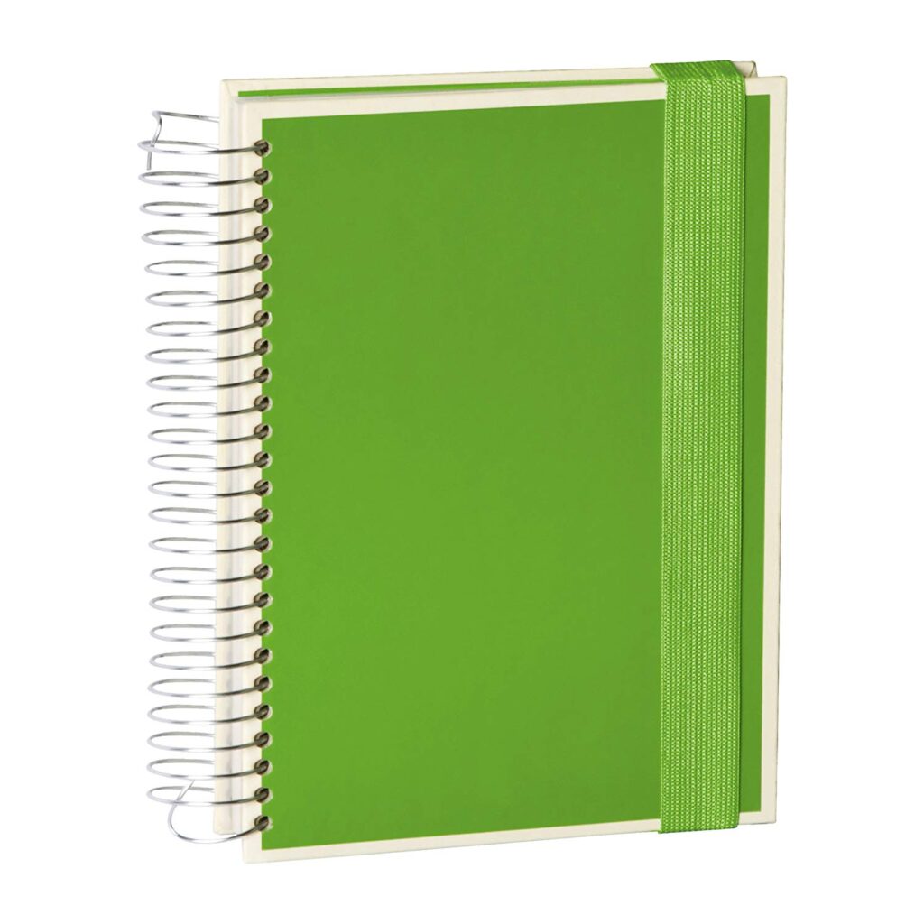 Semikolon Mucho Spiral Notebook with Lined, Graph and Blank Pages, Lime ...