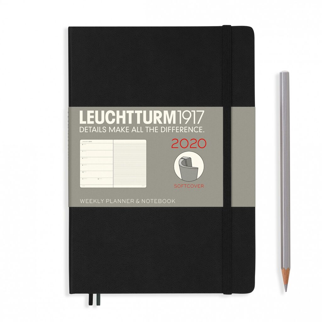 weekly-planner-notebook-softcover-medium-a5-2020-black-english – Tudos