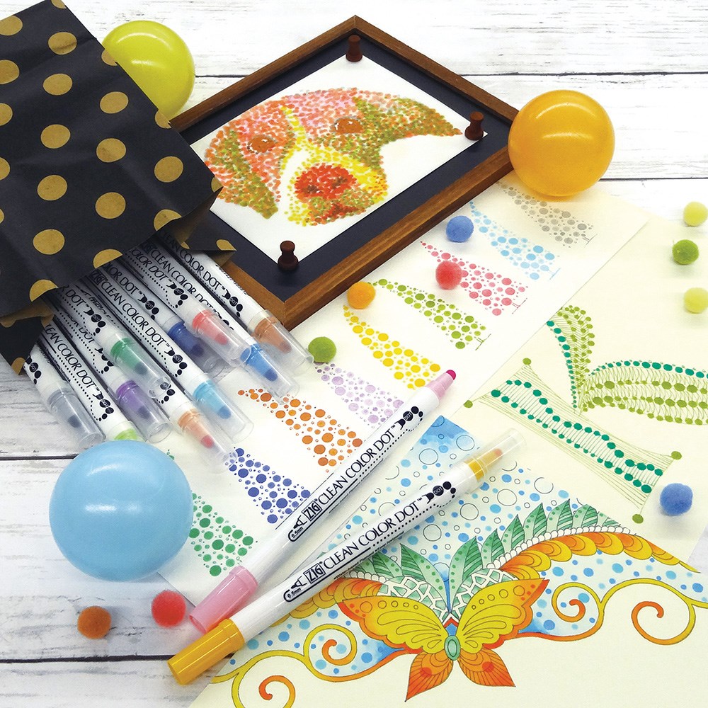 Zig Clean Color Dot – 12 pack2 – Tudos