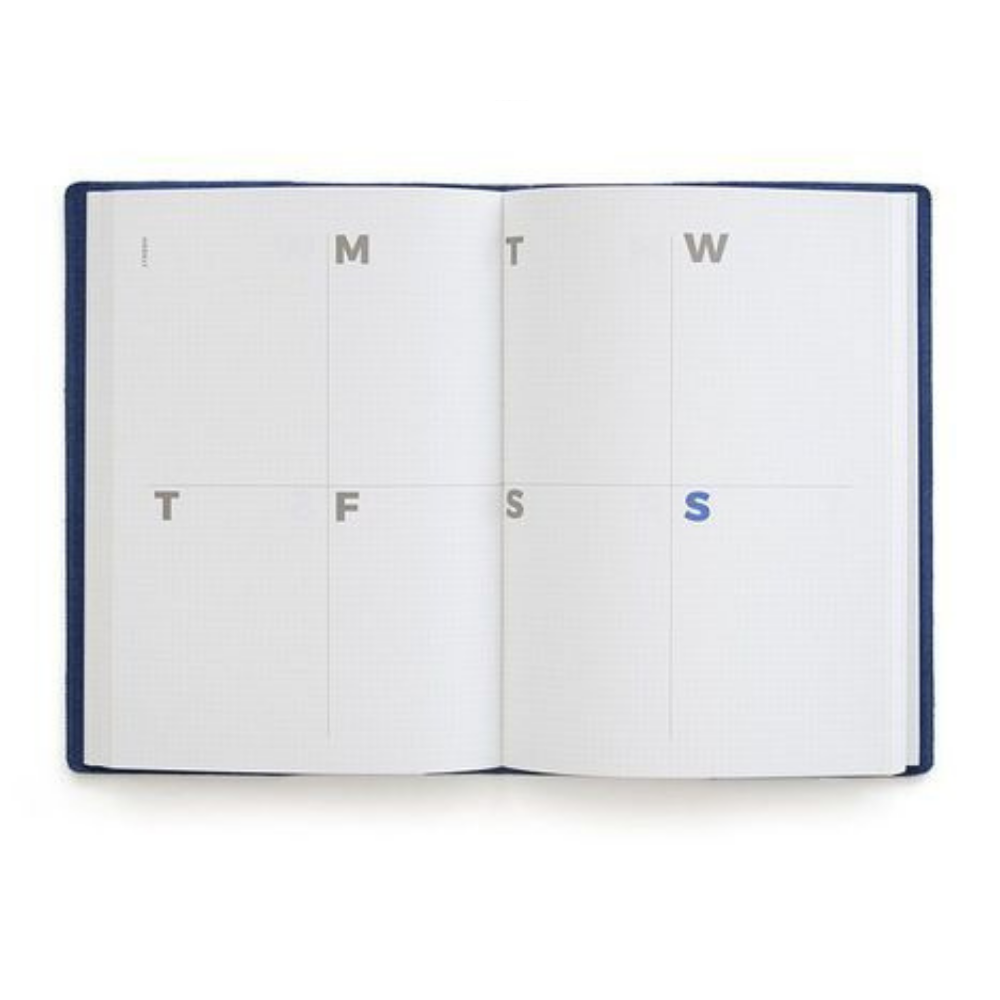 JStory Plan Weekly Monthly Journal Grid A5 – Black 1 – Tudos