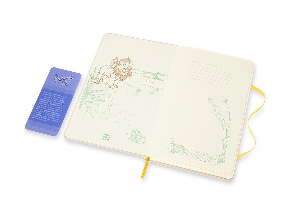 Moleskine Notebook Hardcover Large Blank – Wizard Of Oz The Cowardly ...