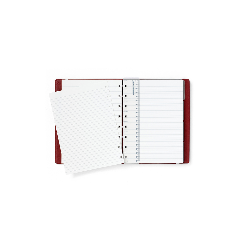Filofax Notebook Burgundy – A5 4 – Tudos