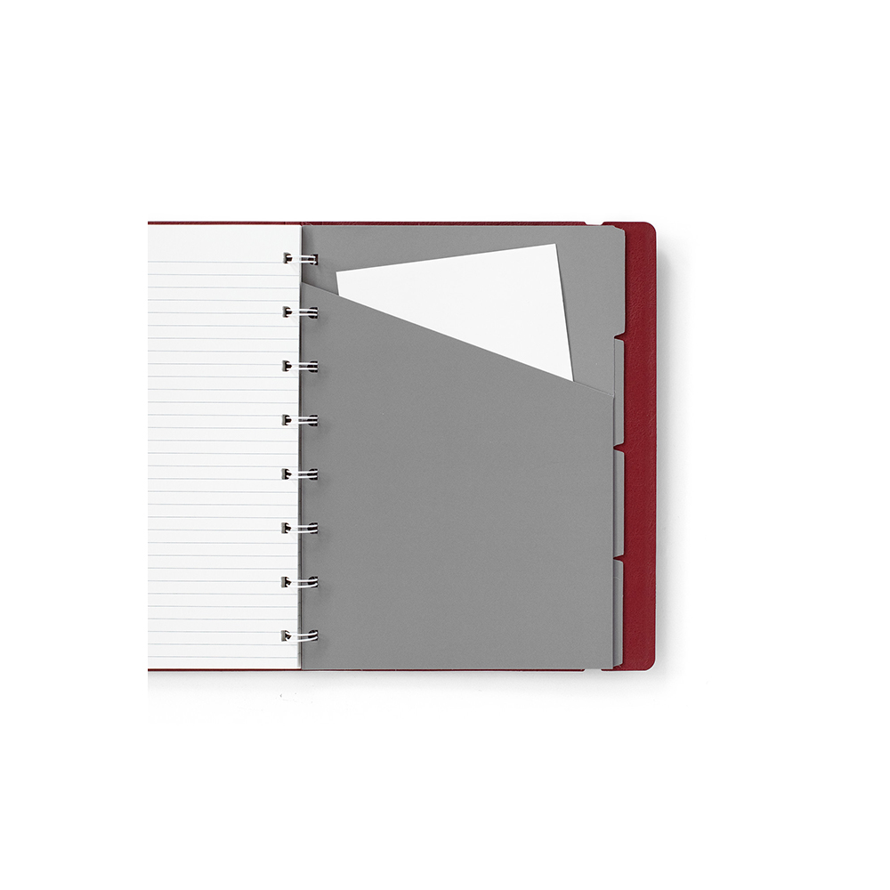 Filofax Notebook Burgundy – A5 – Tudos