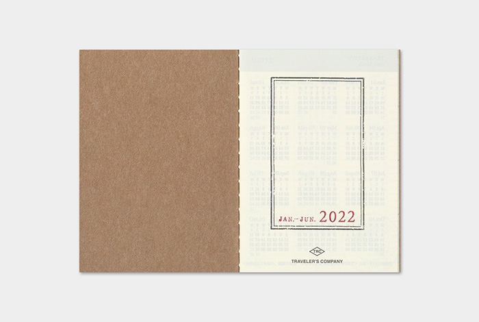 Traveler’s Notebook Passport Size – Weekly Diary 20222 – Tudos