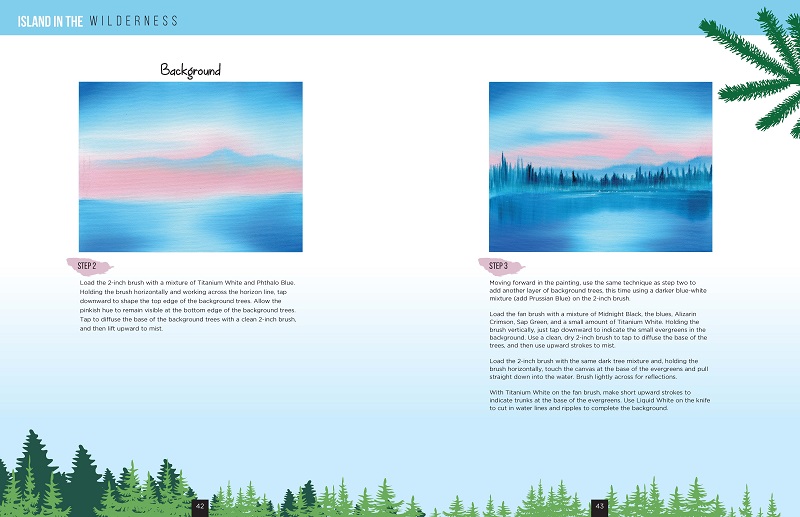 Walter Foster – Painting with Bob Ross – Learn to paint in oil step by ...