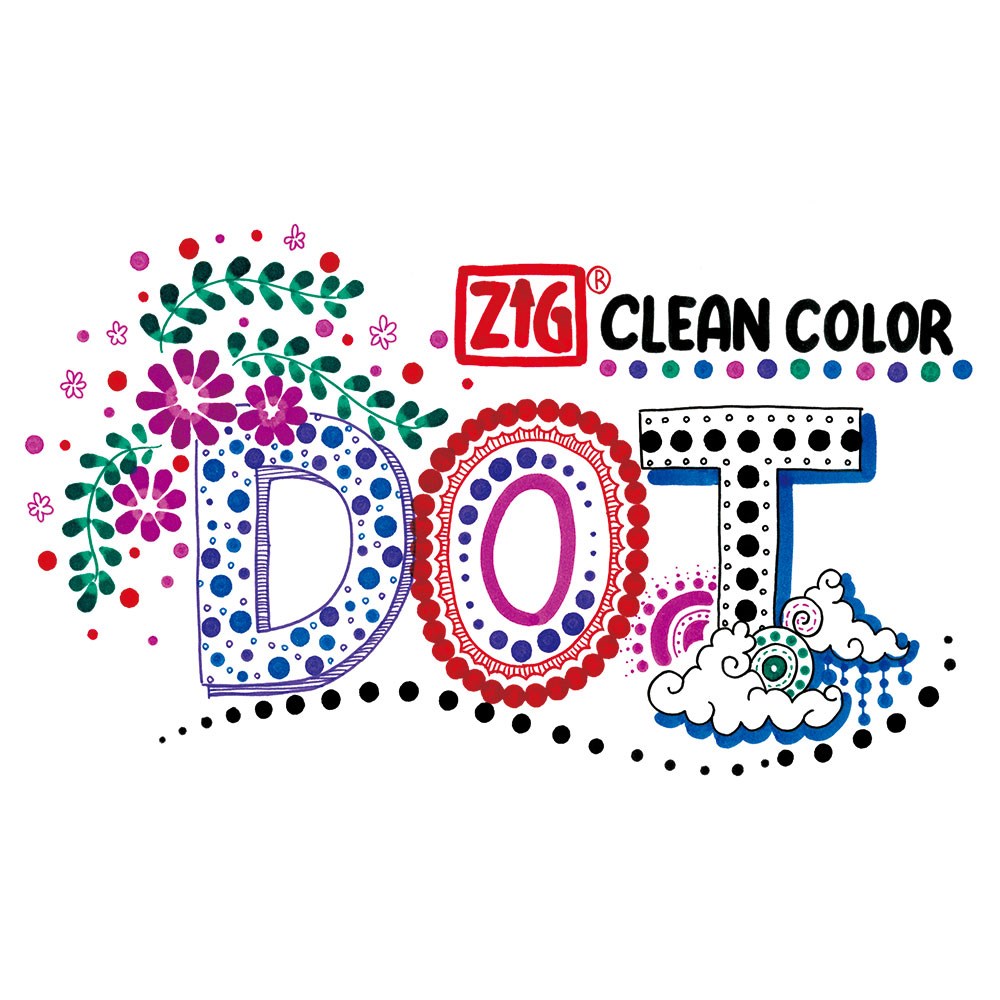 Zig Clean Color Dot – 6 pack 2 – Tudos
