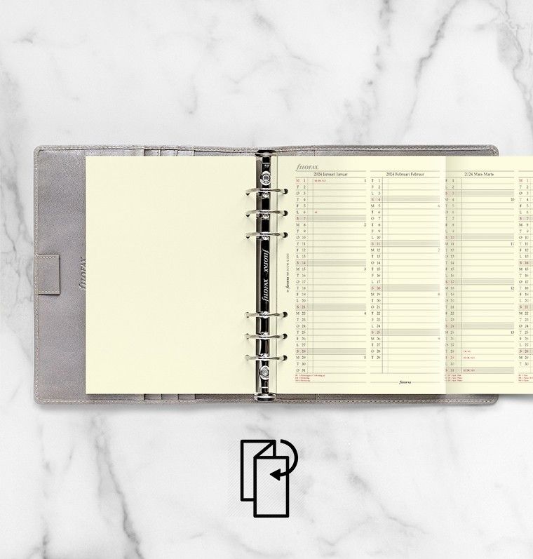 Filofax – Refill Årsplan – 2023 1 – Tudos
